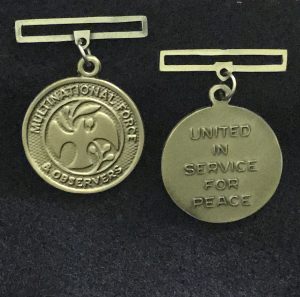 Full Size Multinational Force and Observers Medal Replica | Martel's ...