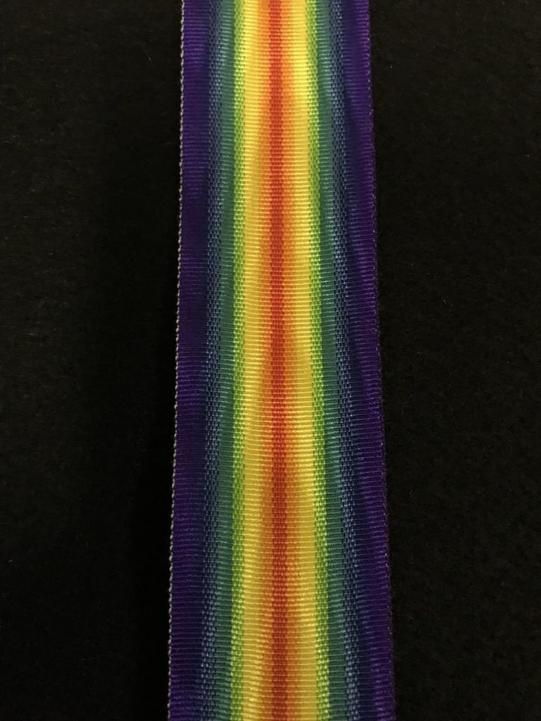 Full Size Ribbon 12 Inches Victory Medal | Martel's Medal Mounting Inc